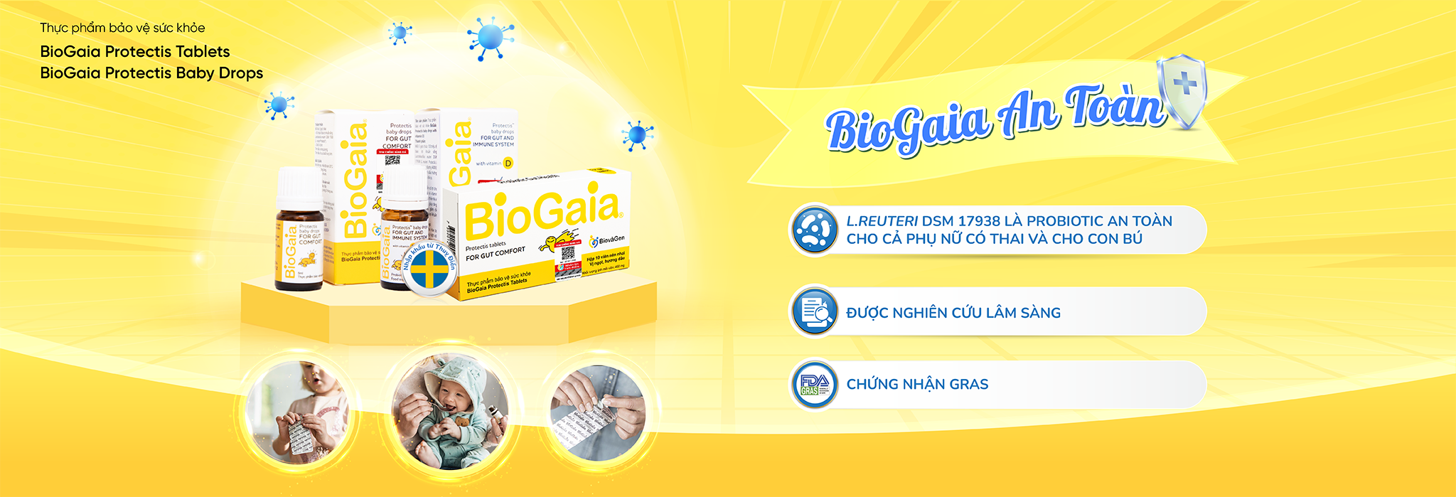BioGaia Việt Nam - Men vi sinh từ sữa mẹ